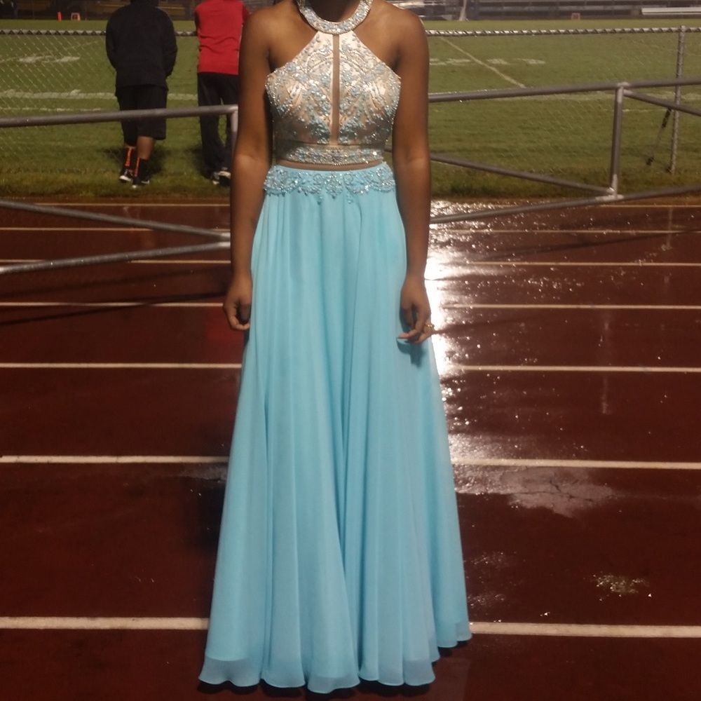 Aqua Prom Dress - Gem